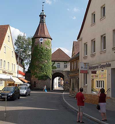Radweg Radschmetterling: Leutershausen Unterer Turm