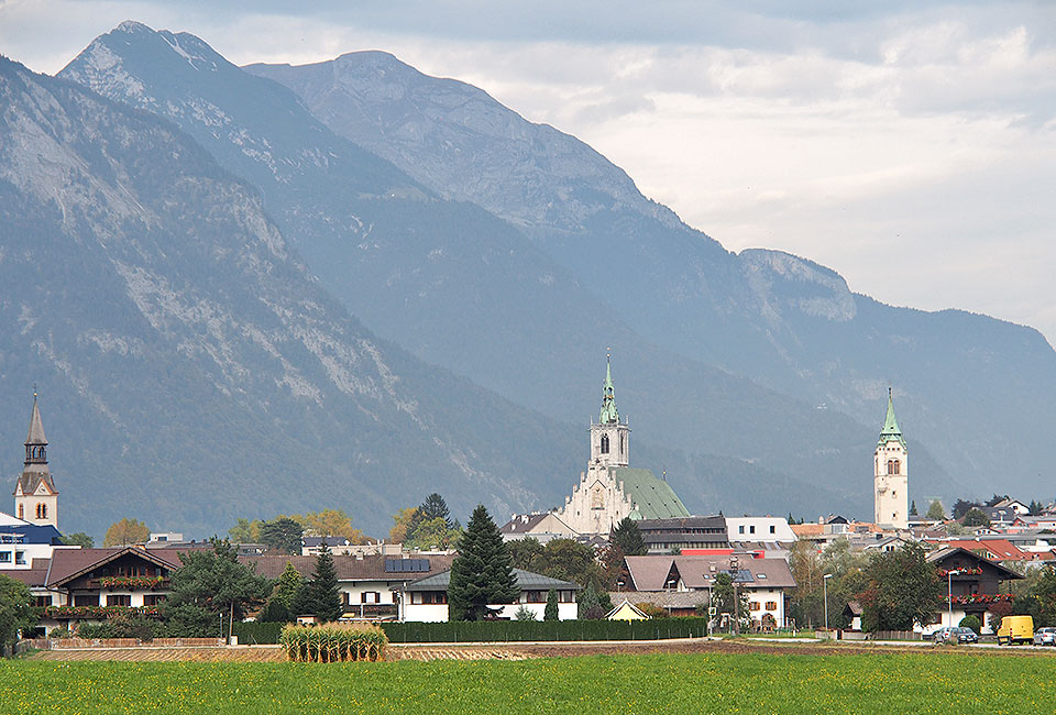 Innradweg: Blick auf Schwaz