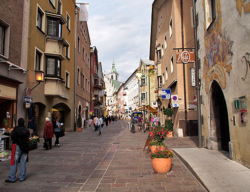 Inntalradweg: Historische Altstadt Schwaz