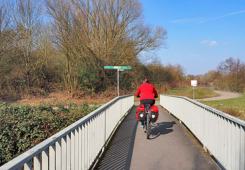 Saarradweg: Radweg an der Saar